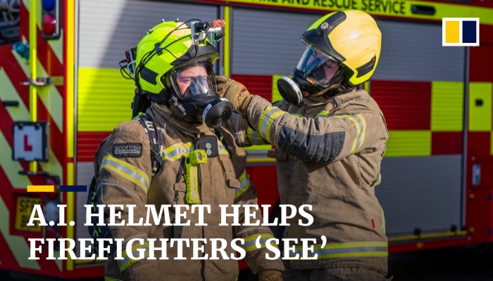 Artificial Intelligence Helmet Helps Firefighters ‘see Through Smoke